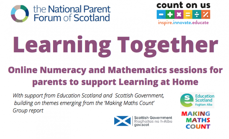 ‘Learning Together’ – Online Numeracy and Maths sessions for parents to ...